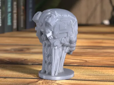 Automaton Head - Hell Divers 2 by TanishqPlays - MakerWorld