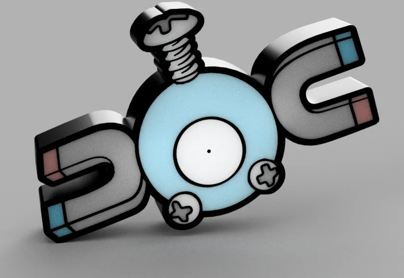 Pokemon - 0081 Magnemite LED Lamp by BeeTee 3D - MakerWorld