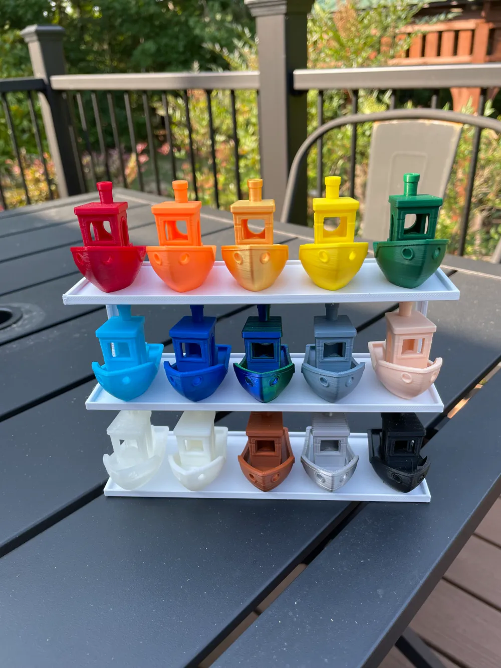 3&4 level display shelves for small prints - Free 3D Print Model ...