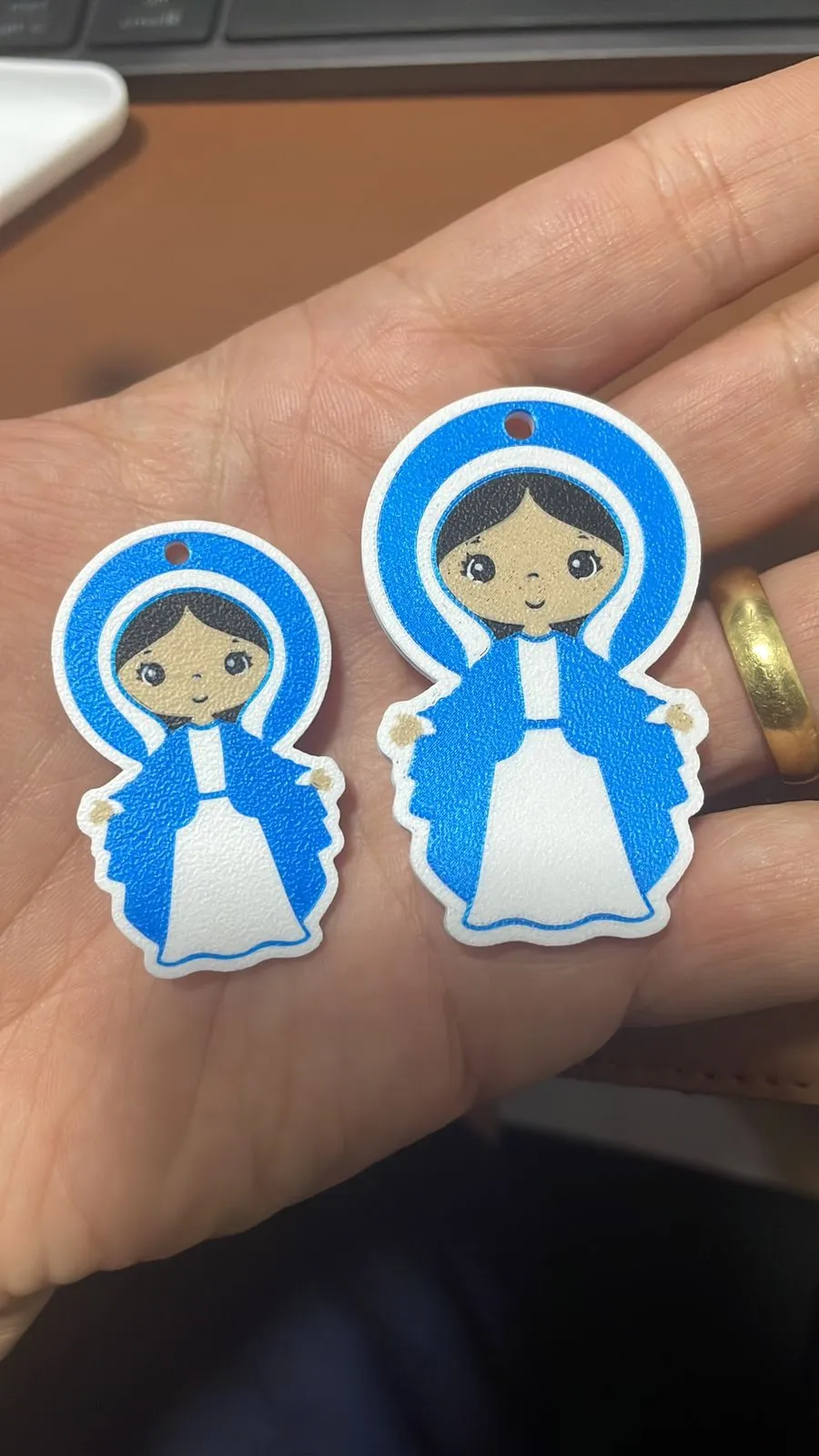 Our Lady of Grace Keychain by Zirouan3DLab MakerWorld: Download Free 3D ...