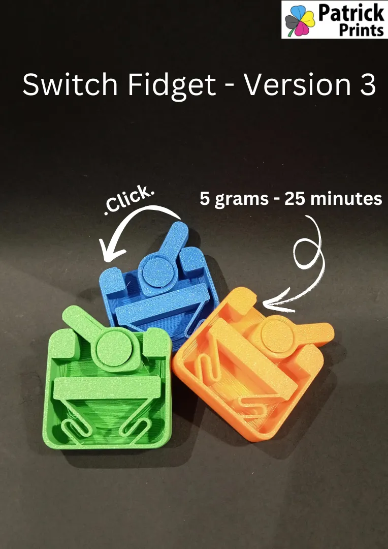Fidget Switch - Print in Place by Patrick Prints MakerWorld: Download ...