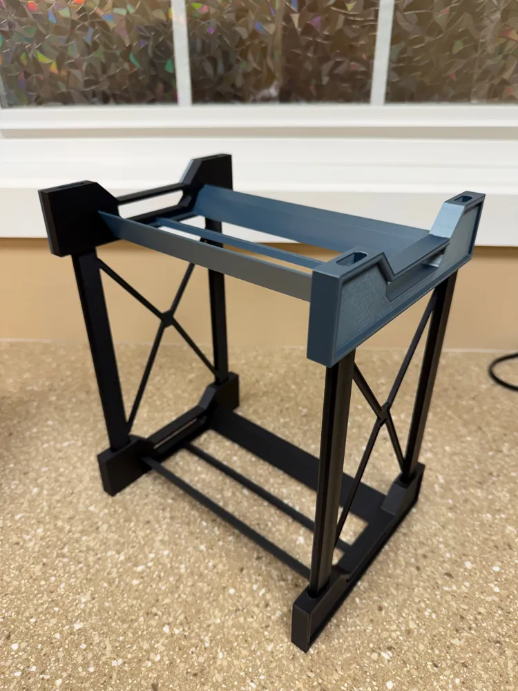 Modular Filament Spool Holder/Rack Fully Printable - Free 3D Print ...