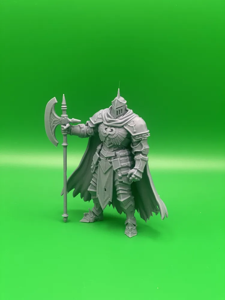 Winged Axe Warrior - Free 3D Print Model - MakerWorld