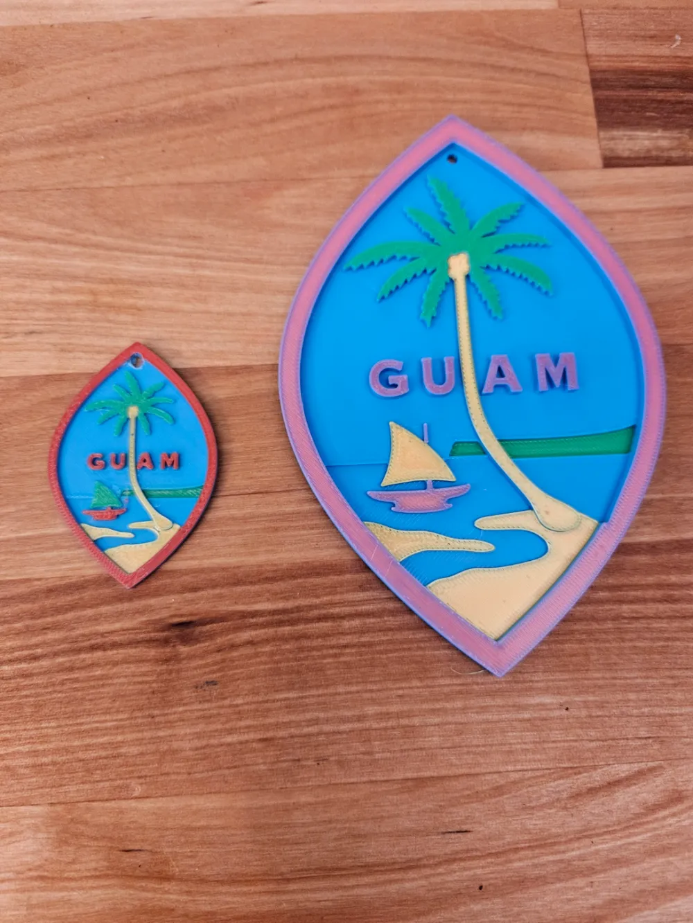 Guam Keychain AMS ready by Ryan - MakerWorld