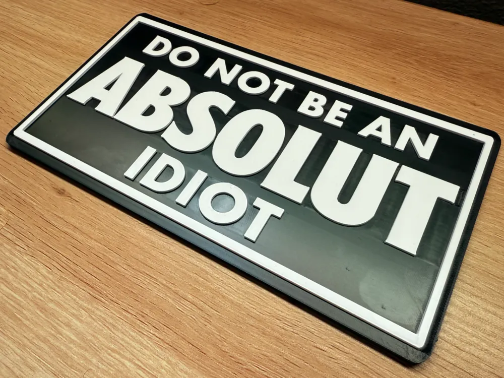 Absolut Vodka Sign by ReebhuP MakerWorld: Download Free 3D Models