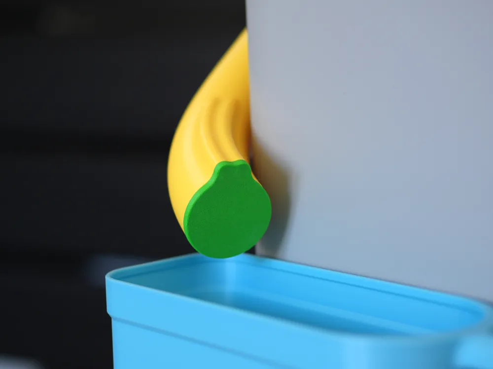 Banana Chute - Enclosed H2D/H2S Poop Chute - Free 3D Print Model ...