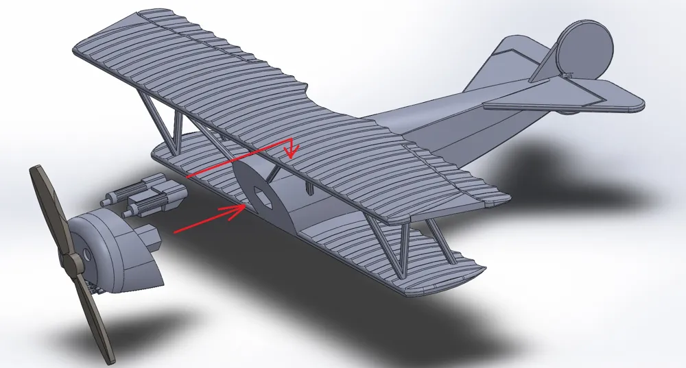 Airplane Fokker DVI - easy print by Ragnar 3D - MakerWorld