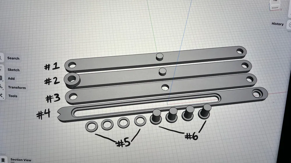 Button Interval Spacer for sewing or crafts - Free 3D Print Model ...