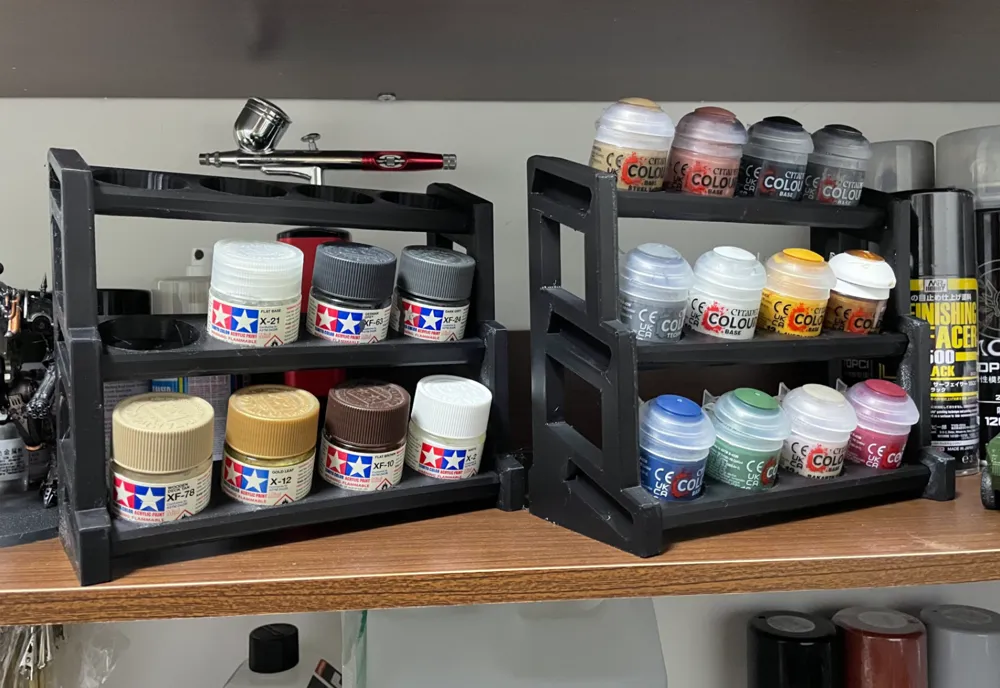 Expandable Vertical 3-Layer Paint Rack (Compatible with GW paints or ...