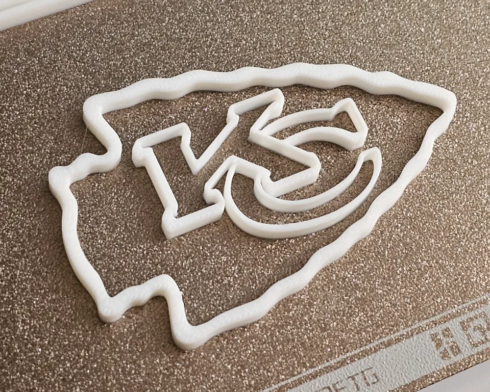Kansas City Chiefs NFL 3D Printed Logo - Free 3D Print Model - MakerWorld