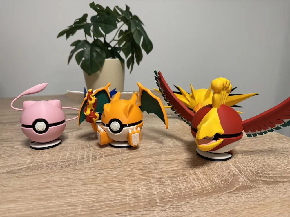 Magnetic Pokeball Holder - Free 3D Print Model - MakerWorld