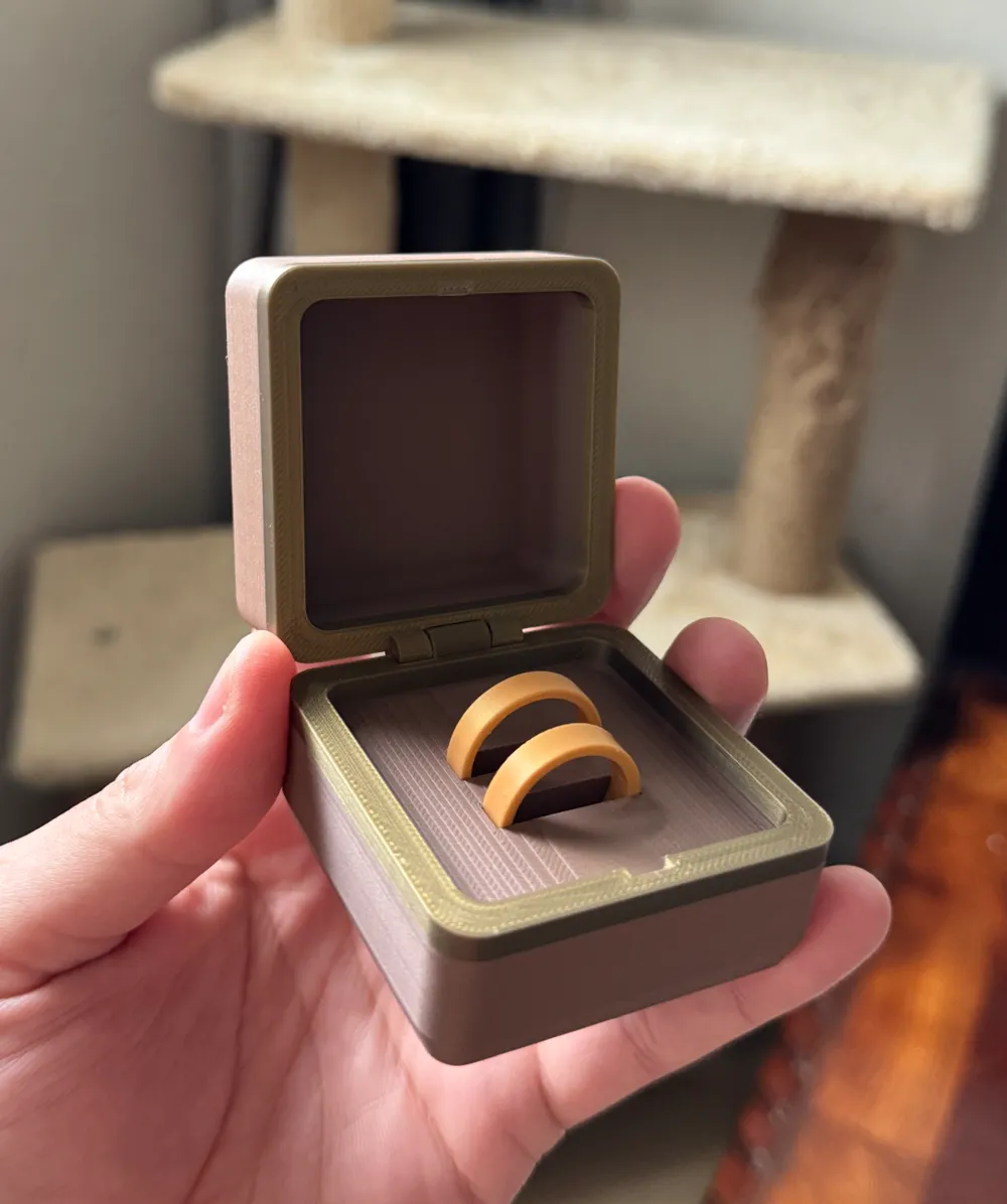 Engagement ring and box by CA Designs MakerWorld: Download Free 3D Models