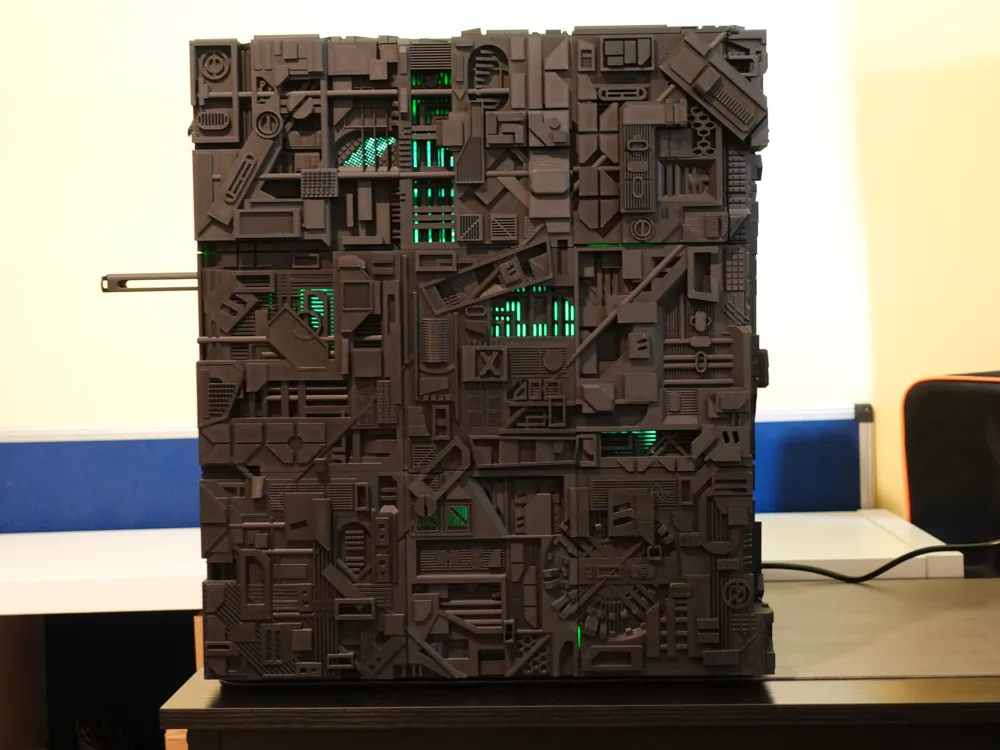 Part 1 - Borg Cube P1P Mod Remixed by neil3dprints - MakerWorld