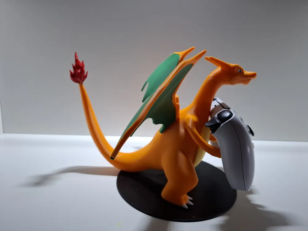 Charizard Pokémon Controller Holder - Free 3D Print Model - MakerWorld