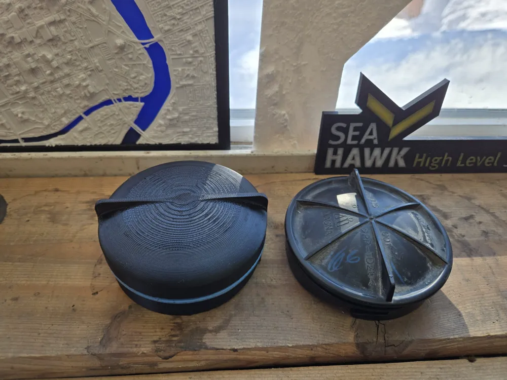 2012-2018 Dodge 1500 - 3500 Headlight Dust Cap by Agri Fab 3D ...