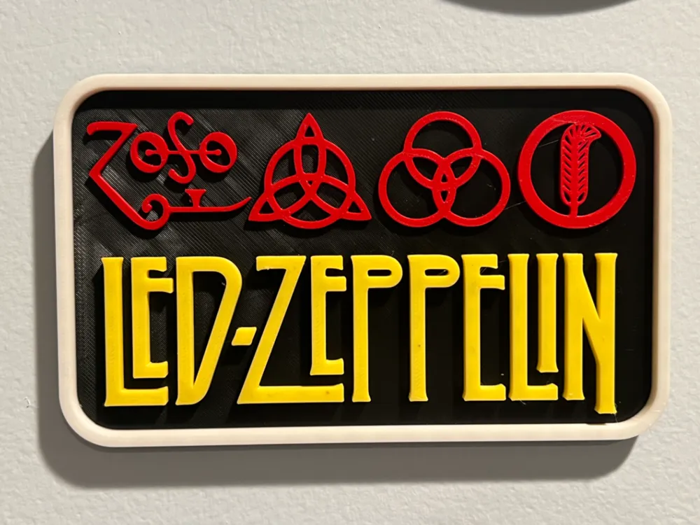 Led Zeppelin Wall Art by Richie Rich Richie Rich - MakerWorld