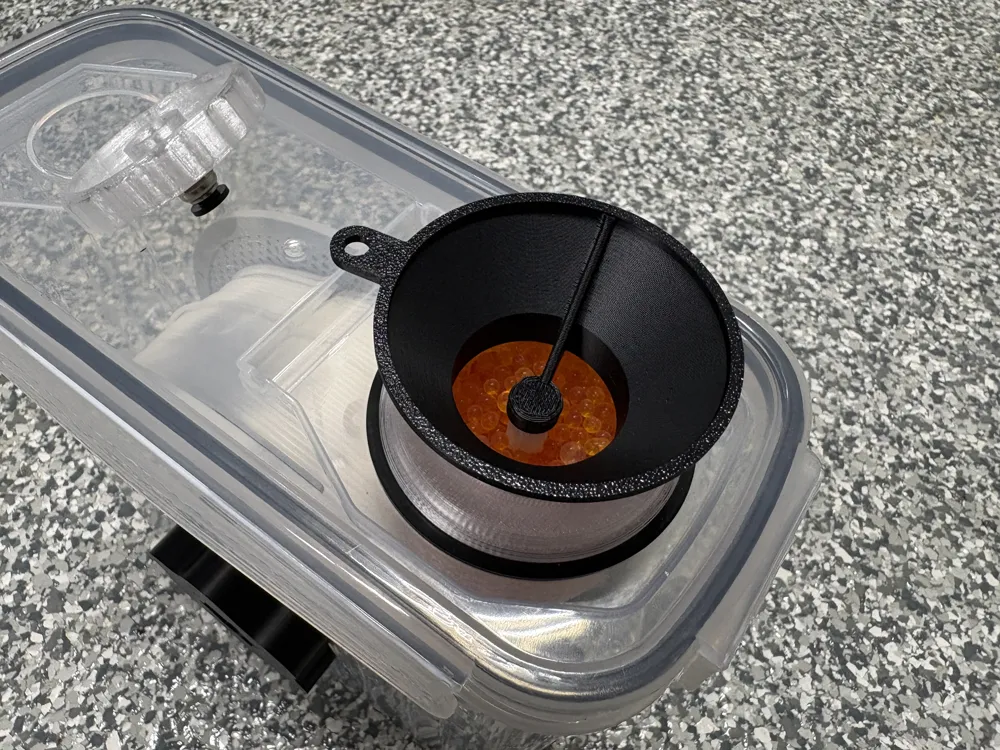 4L Cereal Dry Box Desiccant / Silica PTFE Feeder - Free 3D Print Model ...