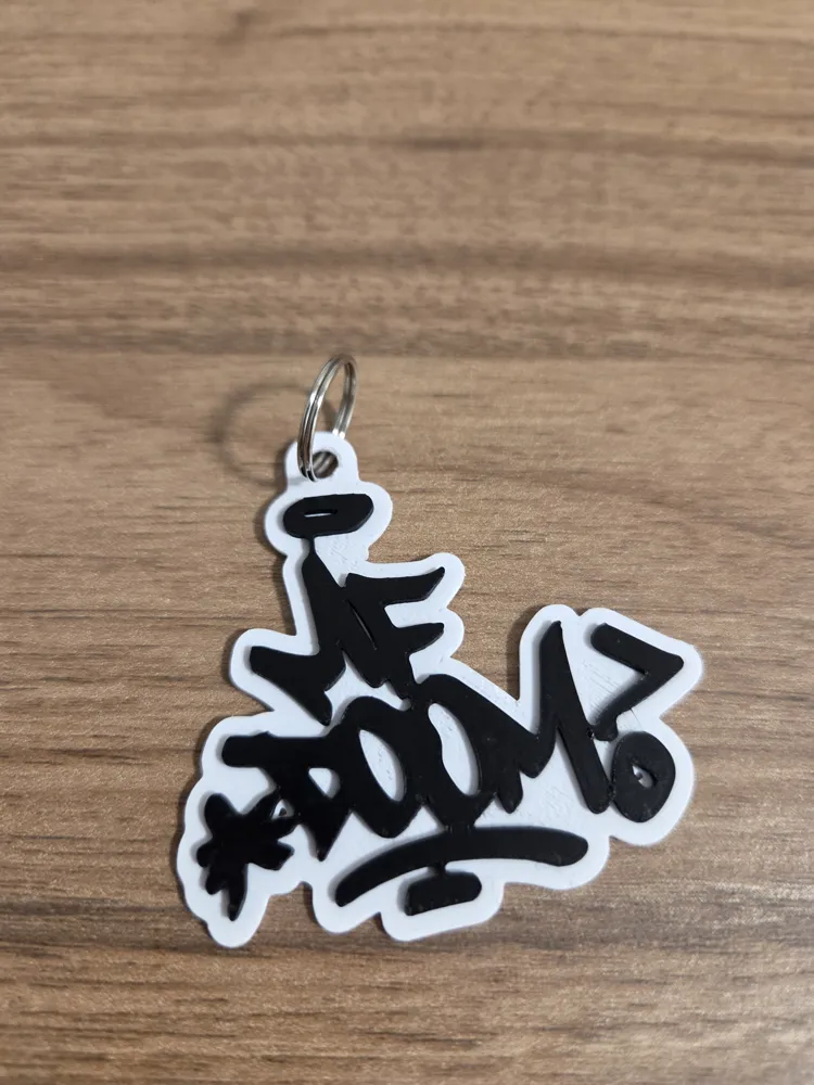 MF DOOM Keychain without AMS - Free 3D Print Model - MakerWorld