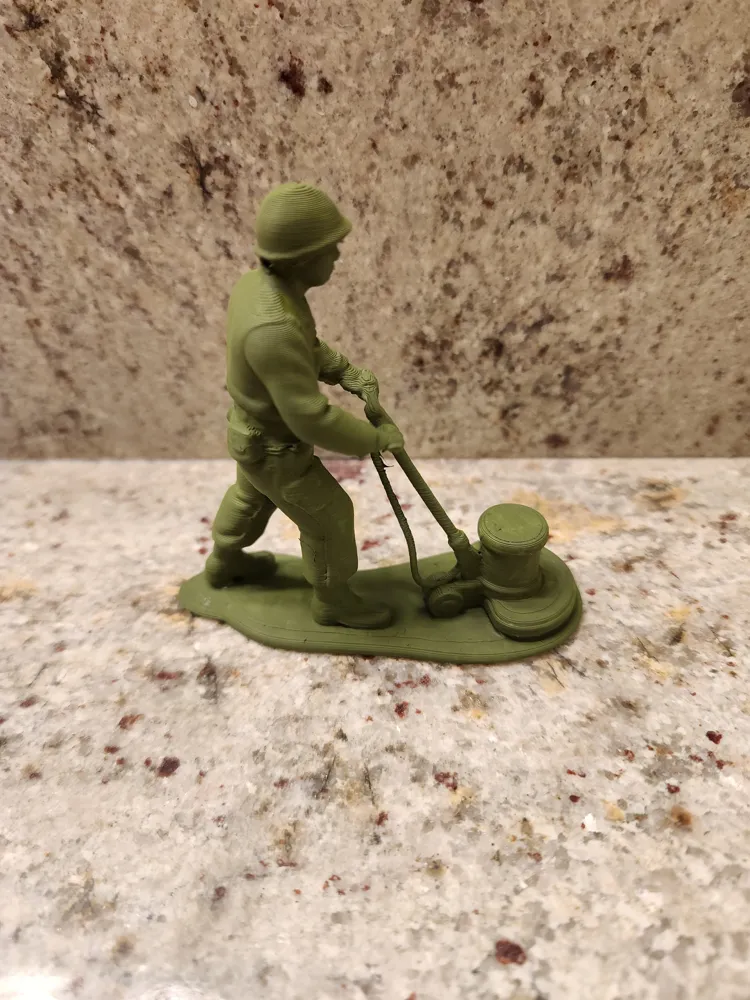 Buffing Green Army Man by MYGIGAHERTZ MakerWorld: Download Free 3D Models