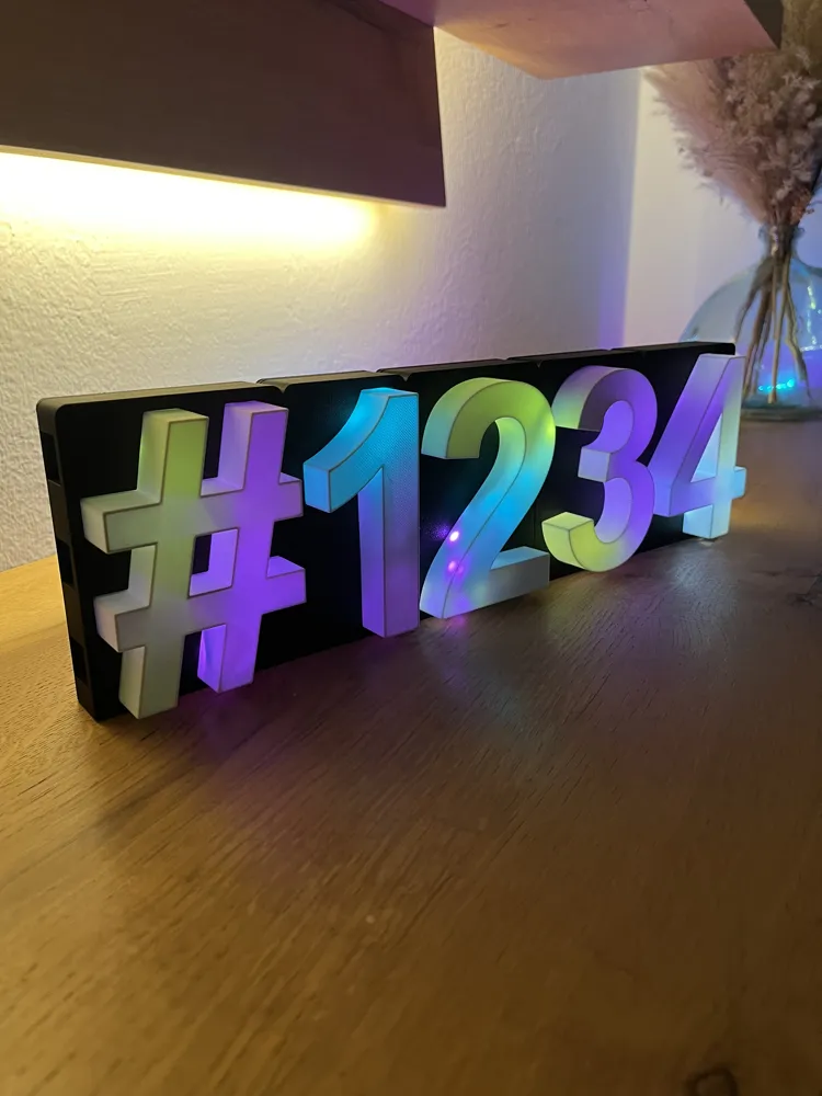 3D Number "8" – modular, LED-compatible & 0–9 series by LetHimPrint ...