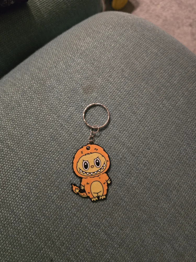 Portachiavi Labubu e Il Mostro pokemon Charmander da FRANKIE 3D PRINT ...