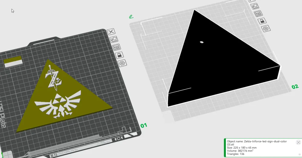 Zelda-Triforce-Lightbox by d.fortin - MakerWorld