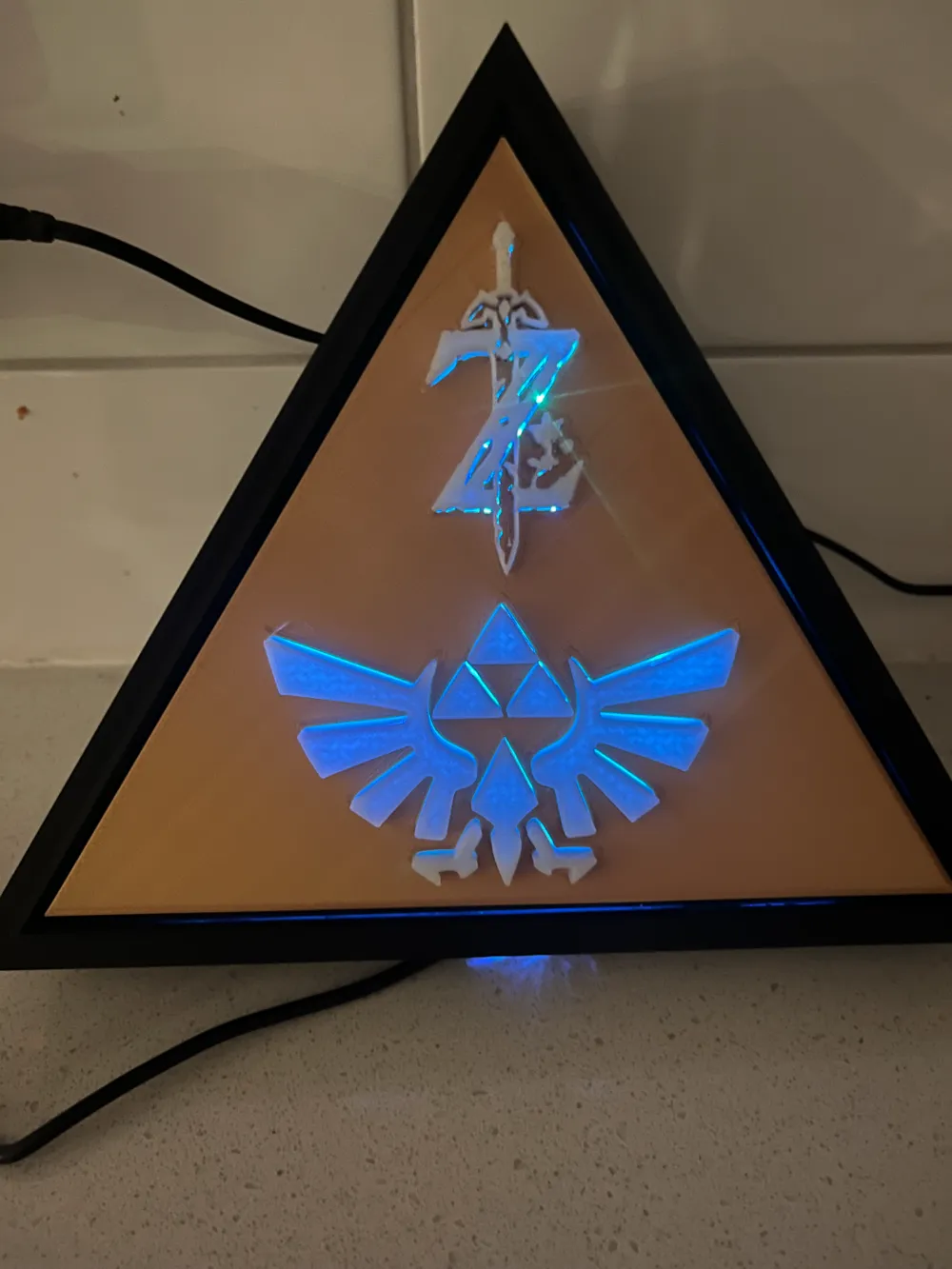 Zelda-Triforce-Lightbox by d.fortin - MakerWorld