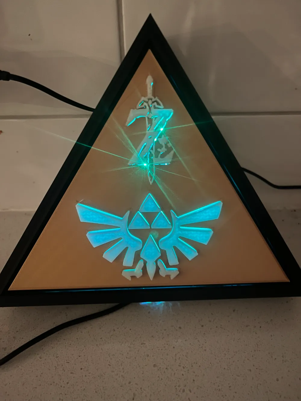 Zelda-Triforce-Lightbox by d.fortin - MakerWorld