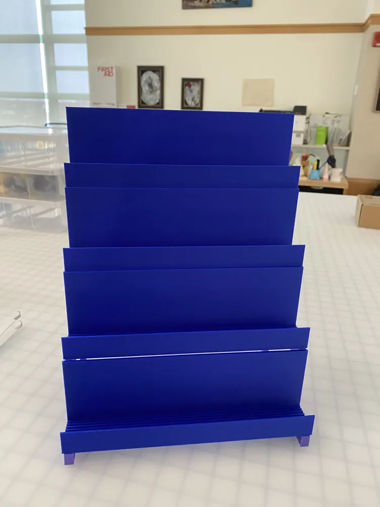 Tall, Thin, Sticker Display Shelf - Merch Display - Free 3D Print Model ...