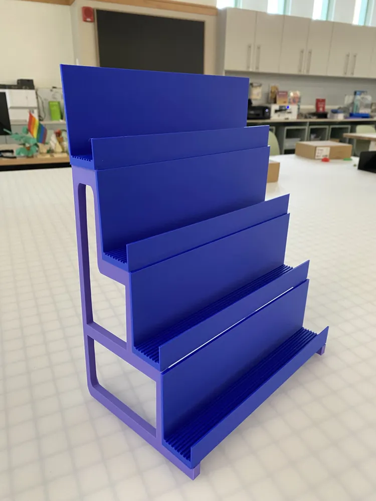 Tall, Thin, Sticker Display Shelf - Merch Display - Free 3D Print Model ...