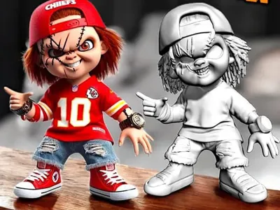 chucky 3d print model download - MakerWorld