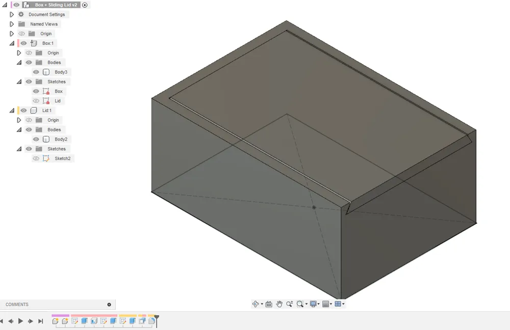 Simple Box + Sliding Lid (Various Sizes) by brillious MakerWorld ...