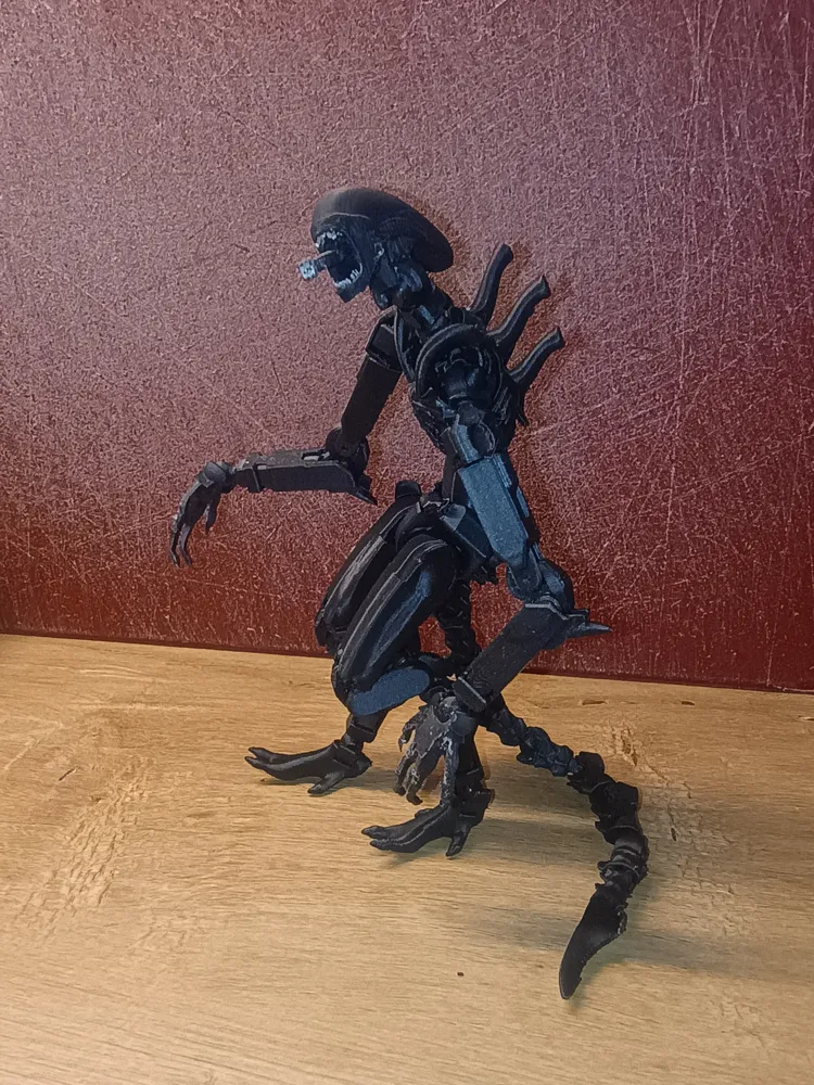 Dummy 13 Xenomorph Digitigrade - Free 3D Print Model - MakerWorld