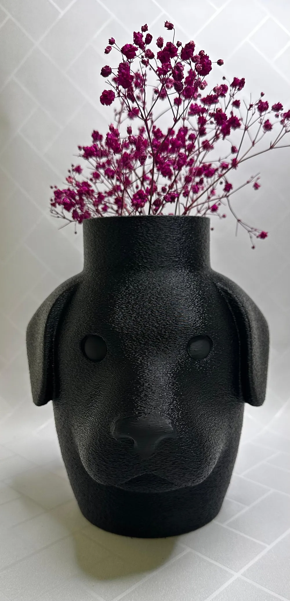 Dog Head Vase — Size L (20 cm) - Free 3D Print Model - MakerWorld