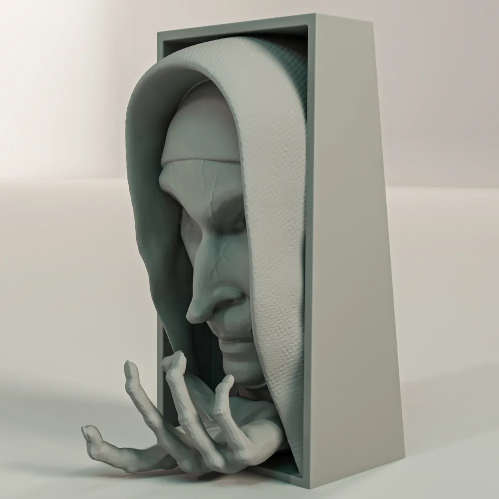 Valak The Nun Book Nook and Wall Mount by Treddigineer MakerWorld ...