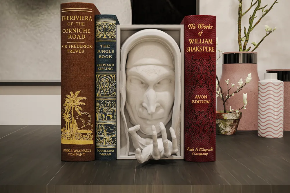 Valak The Nun Book Nook and Wall Mount by Treddigineer MakerWorld ...