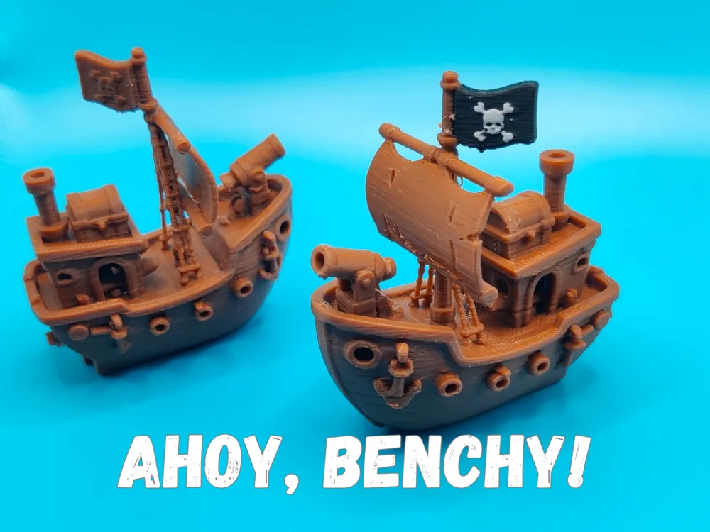 Pirate Benchy by 3DPrototech MakerWorld: Download Free 3D Models