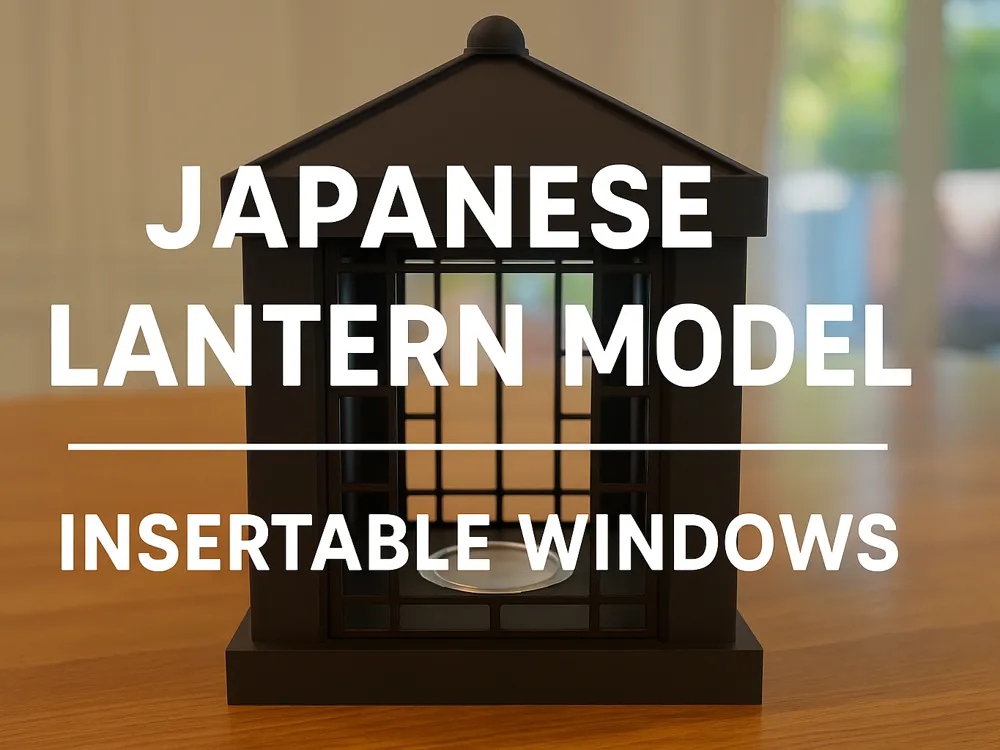 Japanese Lithophane Lantern- Modular window/panel by DSL Design ...