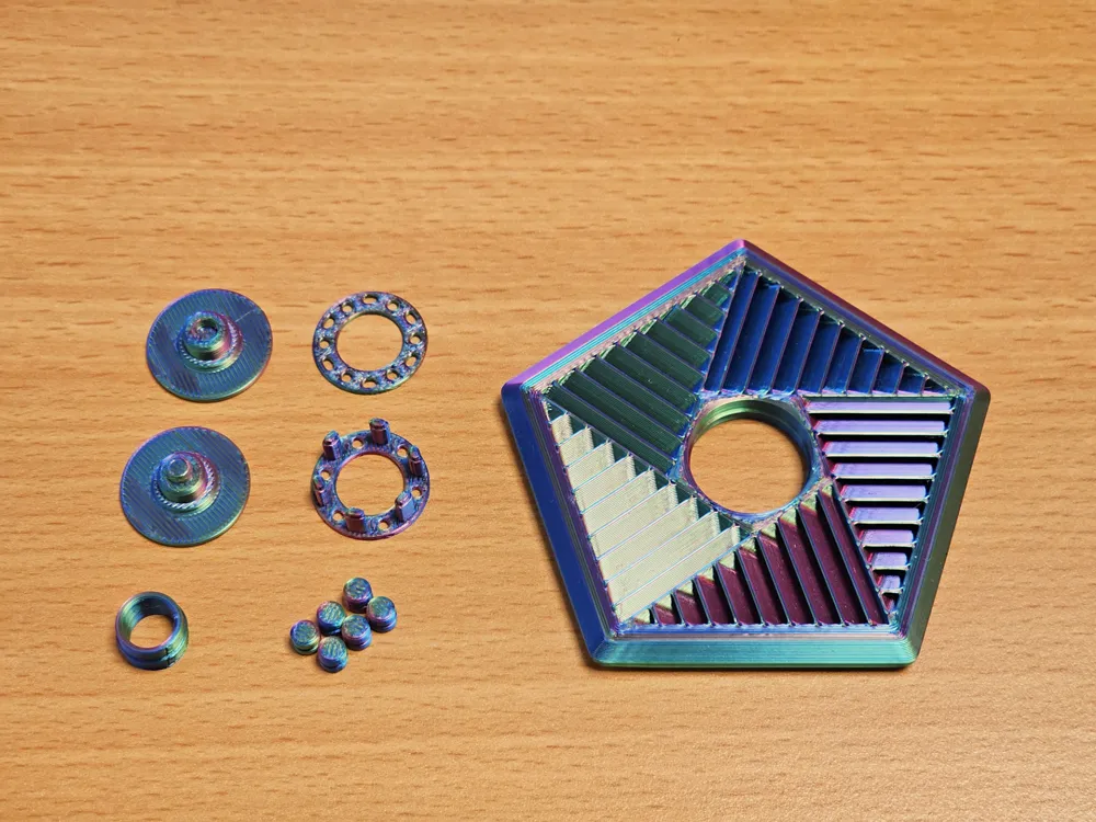 PentaPrism Fidget Spinner by The Printsmith MakerWorld: Download Free 3D Models