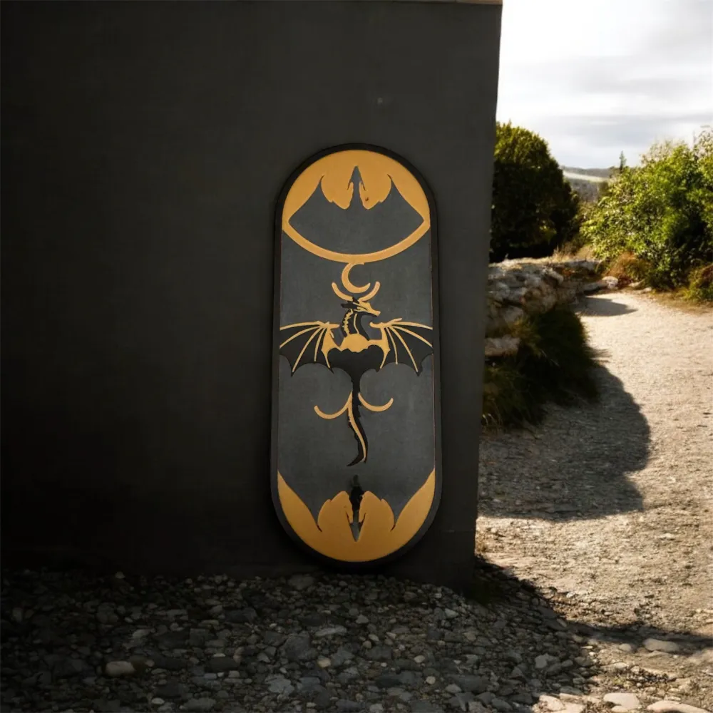 Fourth Wing Dragon Bookmark Golden Armor by Sandy Designs MakerWorld ...