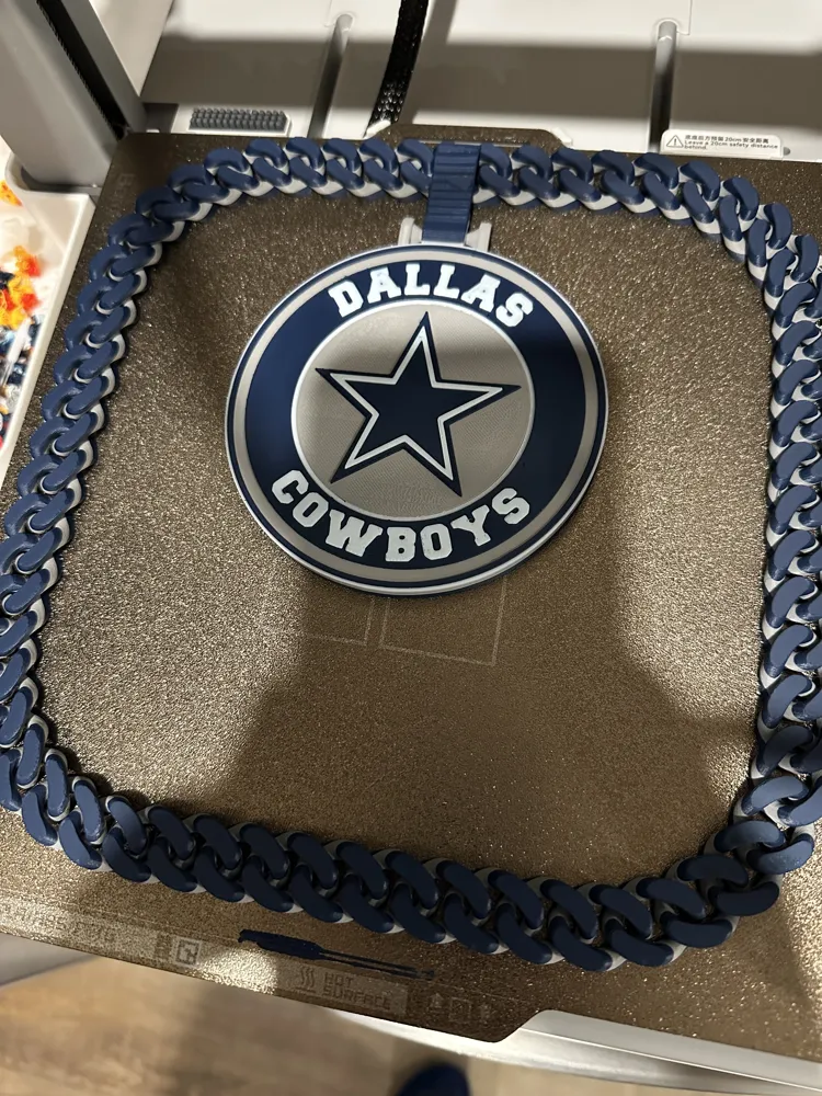 Dallas Cowboys Chain - Free 3D Print Model - MakerWorld
