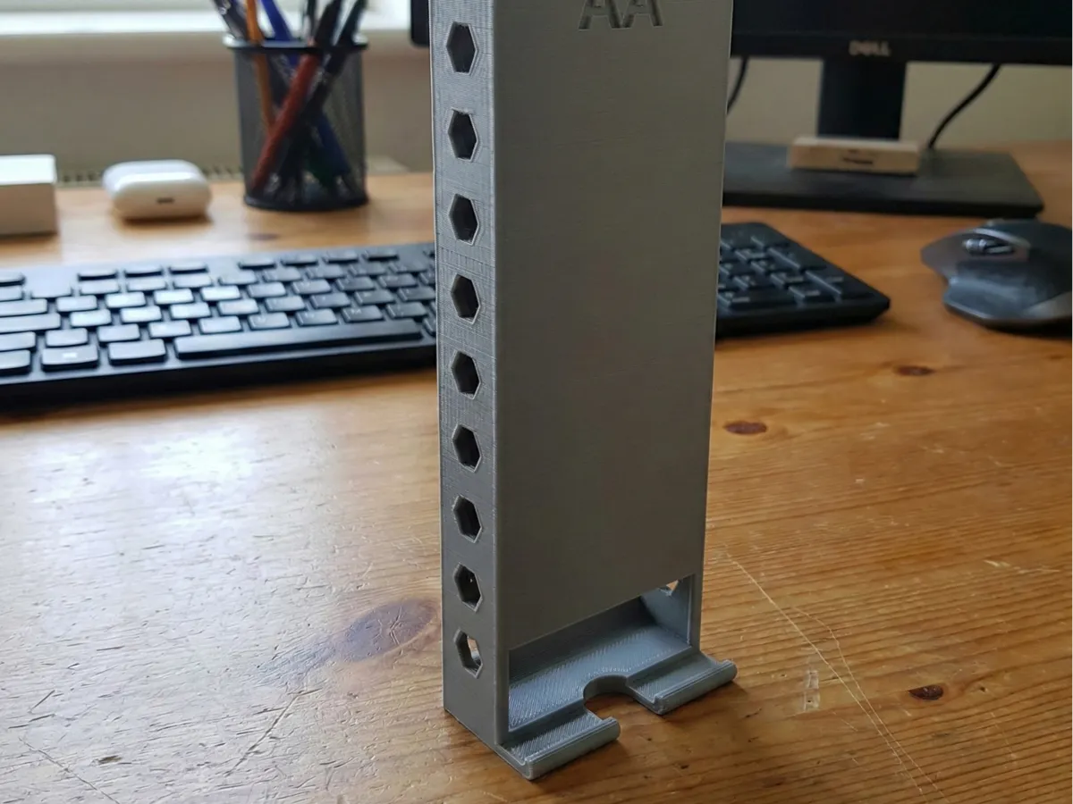 Hex-Flow Schwerkraft-Batteriespender [AA]Keine Stützen – Kostenloses 3D ...