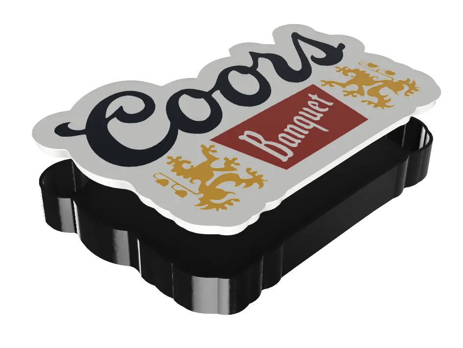 Coors Banquet Lightbox - Free 3D Print Model - MakerWorld