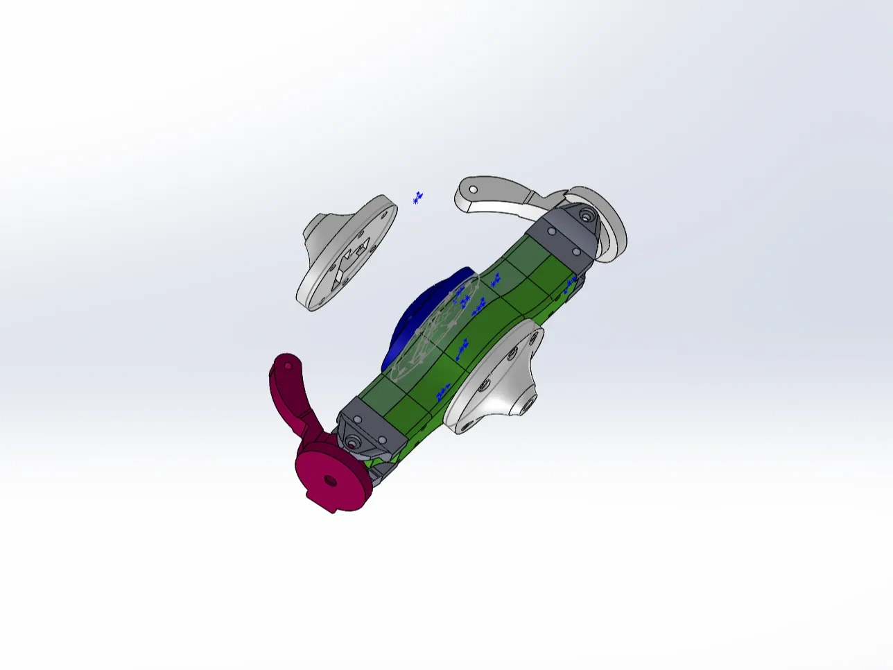 RC heavy-duty truck, powered front axle, steering middle axle, front ...