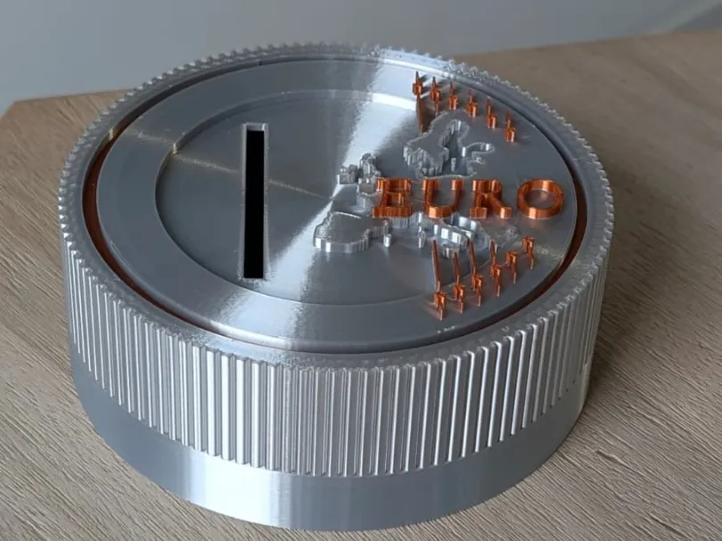 Euro donation box - Free 3D Print Model - MakerWorld