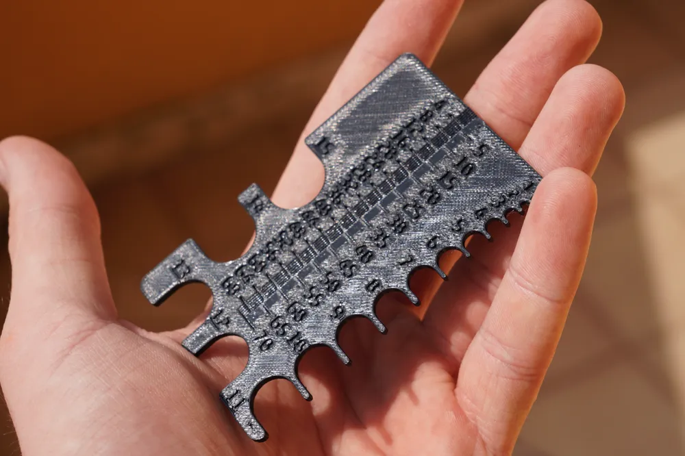 CC sized Bolt Sorter Gauge Measure Tool M1-M15 by BorgoTechSpace ...
