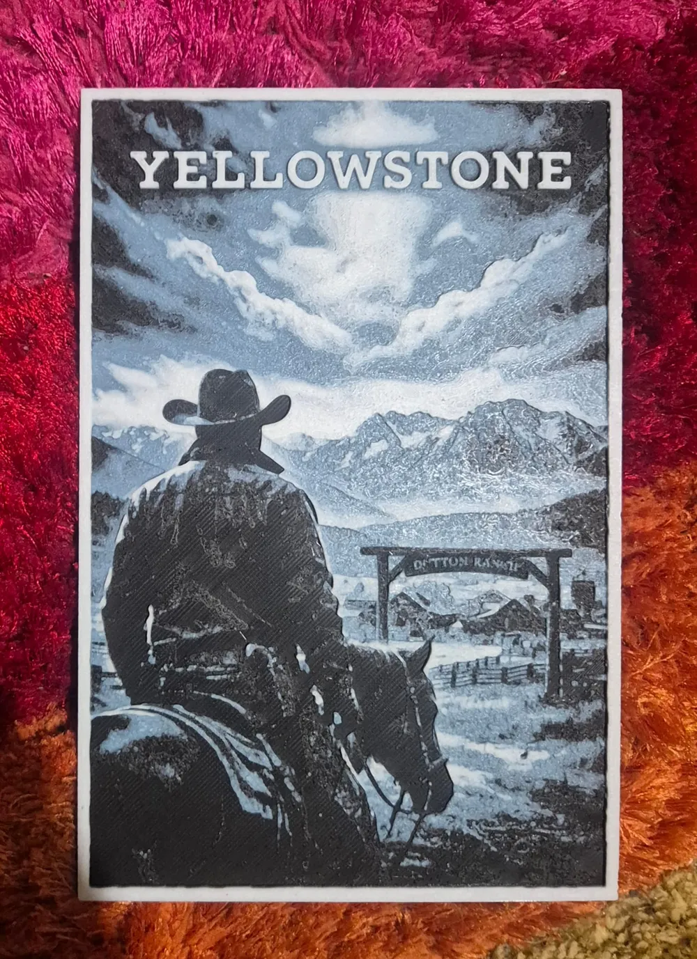 yellowstone hueforge - Free 3D Print Model - MakerWorld