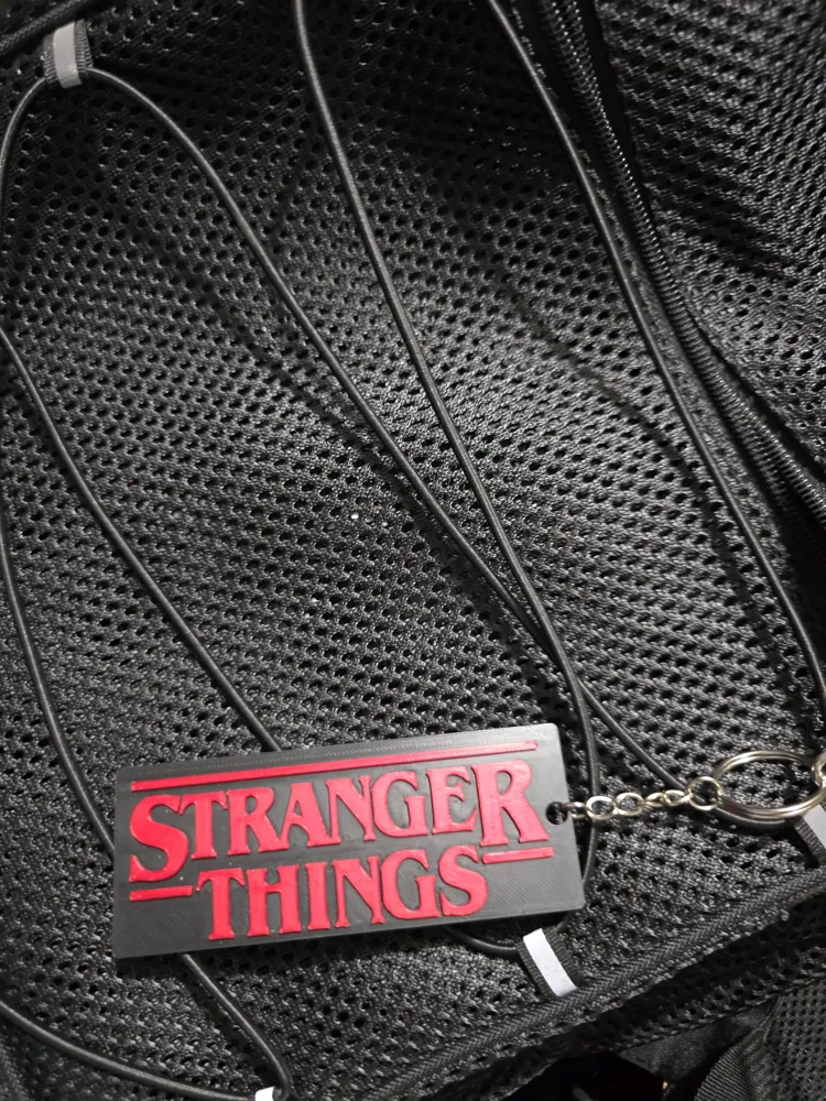 stranger things keychain - Free 3D Print Model - MakerWorld
