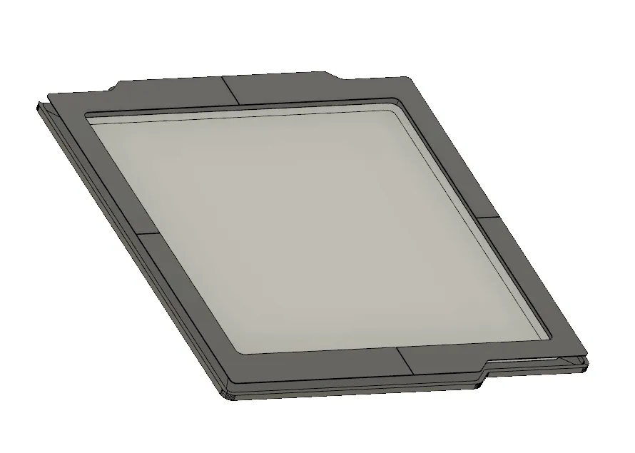A1 Mini plate dust cover (printable by A1 mini) by dj_ste - MakerWorld