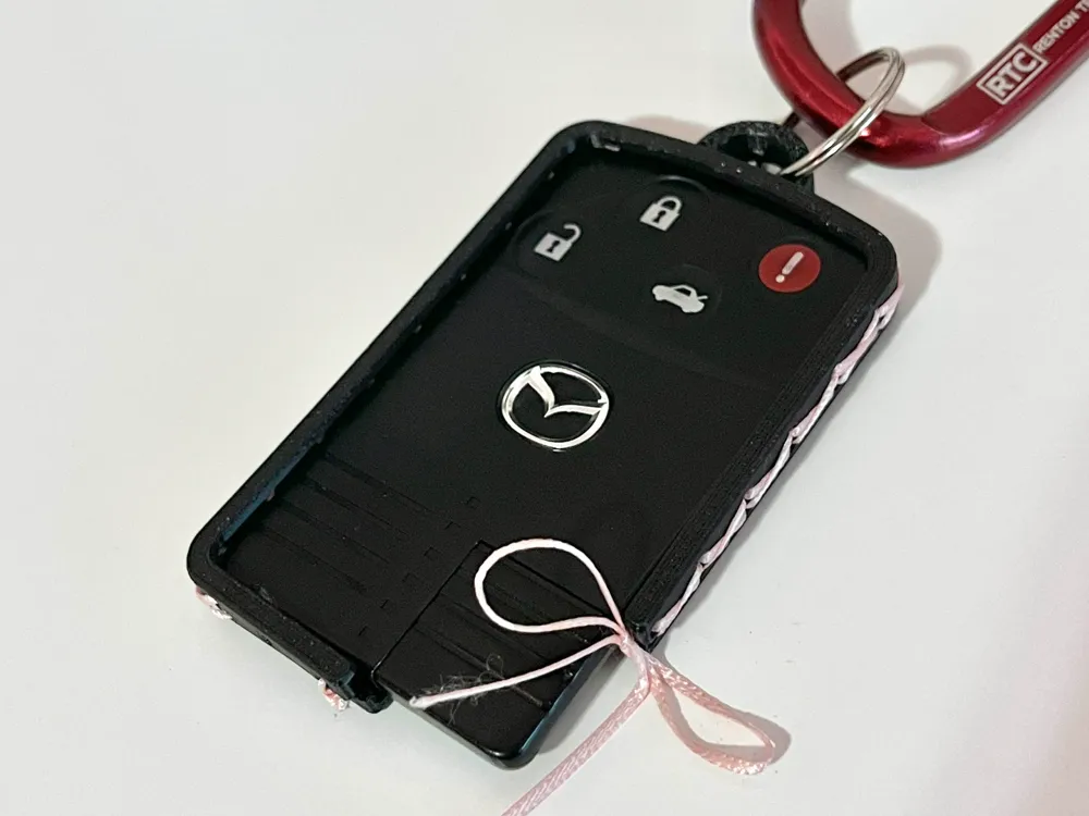 nc miata remote card key fob keychain case by k&t - MakerWorld